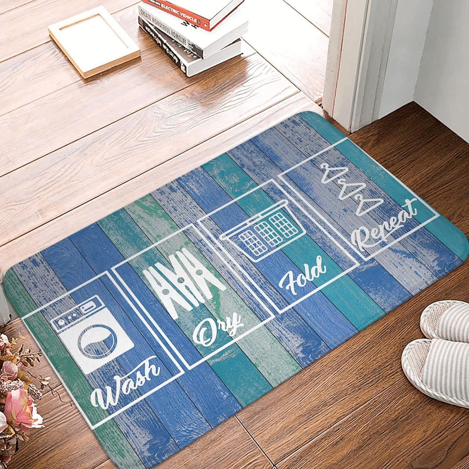 Funny Rug For Bedroom Farmhouse Laundry Welcome Mats For Front Door ...