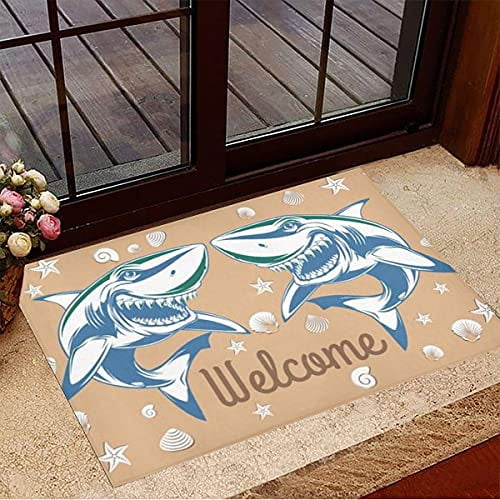 Funny Rug Kids Dolphins Welcome Doormat Cute Welcome Mats New Home Gift ...