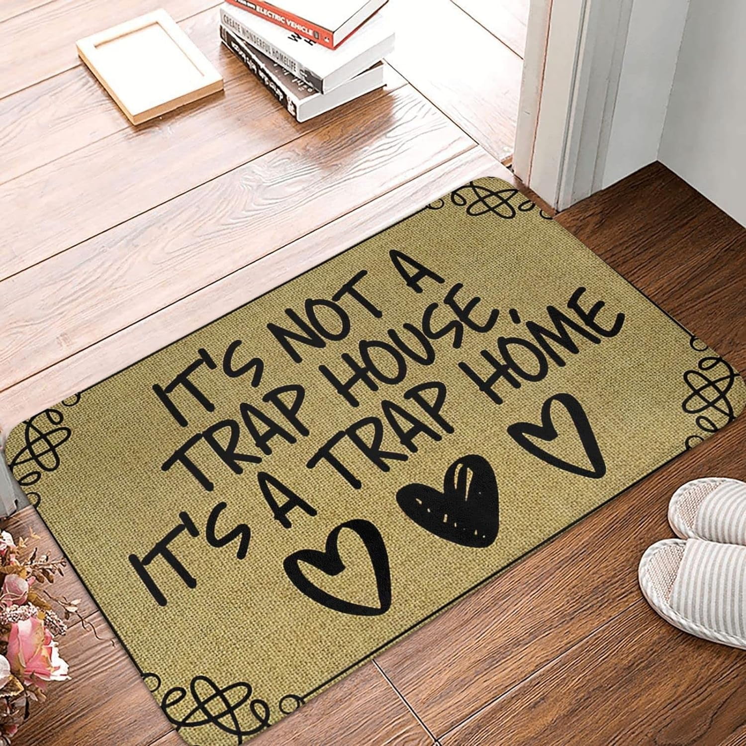 Funny Rug Mat It's not a Trap House It's A Trap Home Doormat for ...