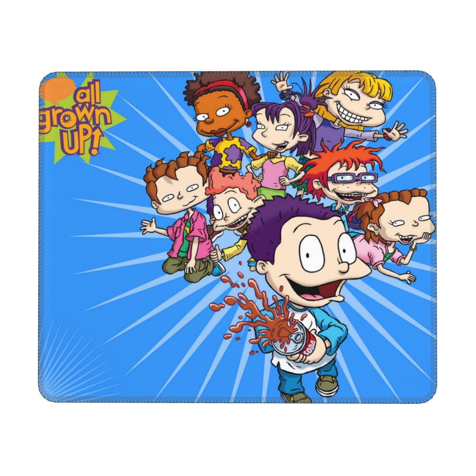 Funny Rugrats Mouse Pad Non-Slip Rubber Base Mousepad Desktop Notebook ...