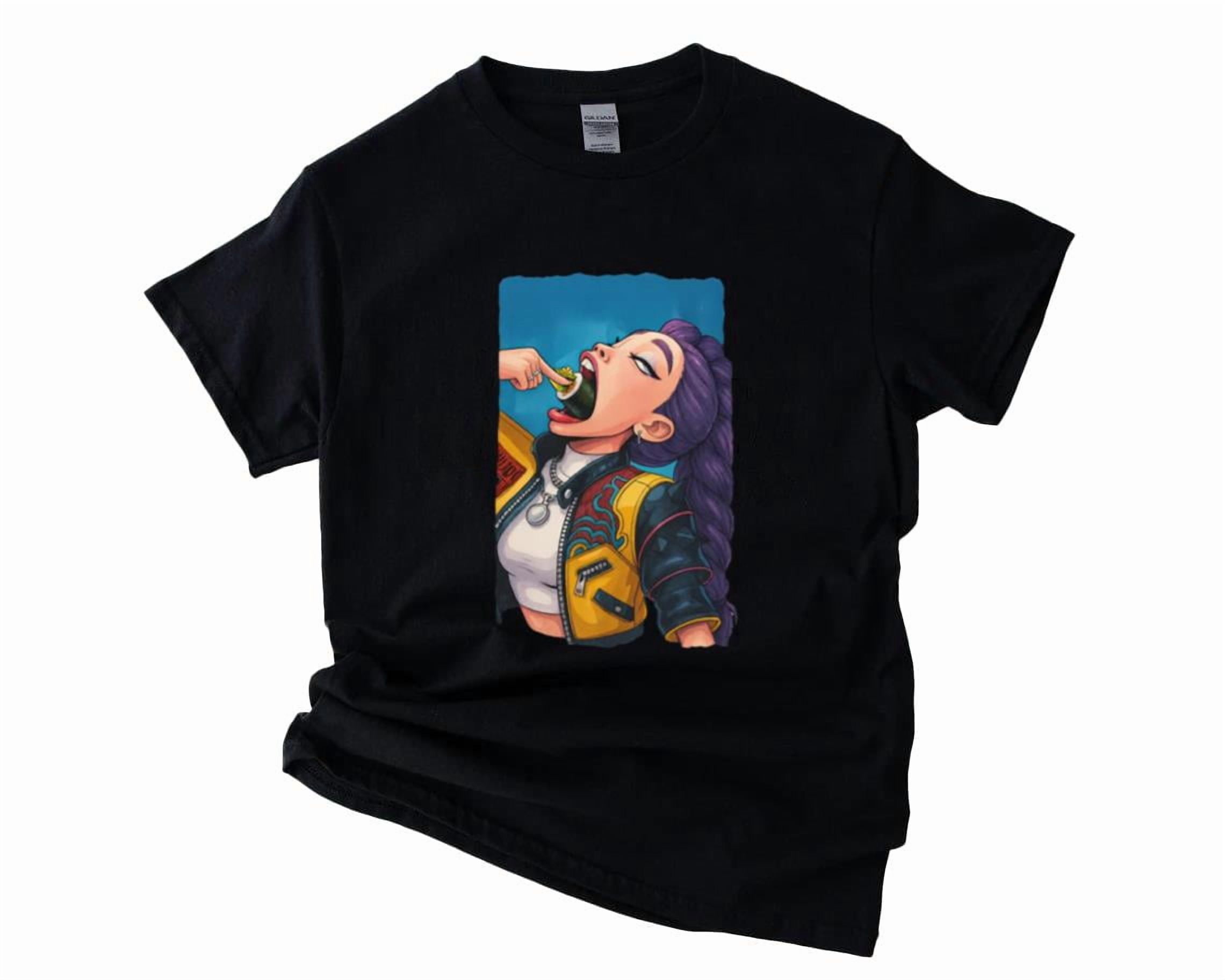 Funny Rumi Sushi Chomp Meme Fan Art K Pop Demon Hunters Gift Unisex T ...