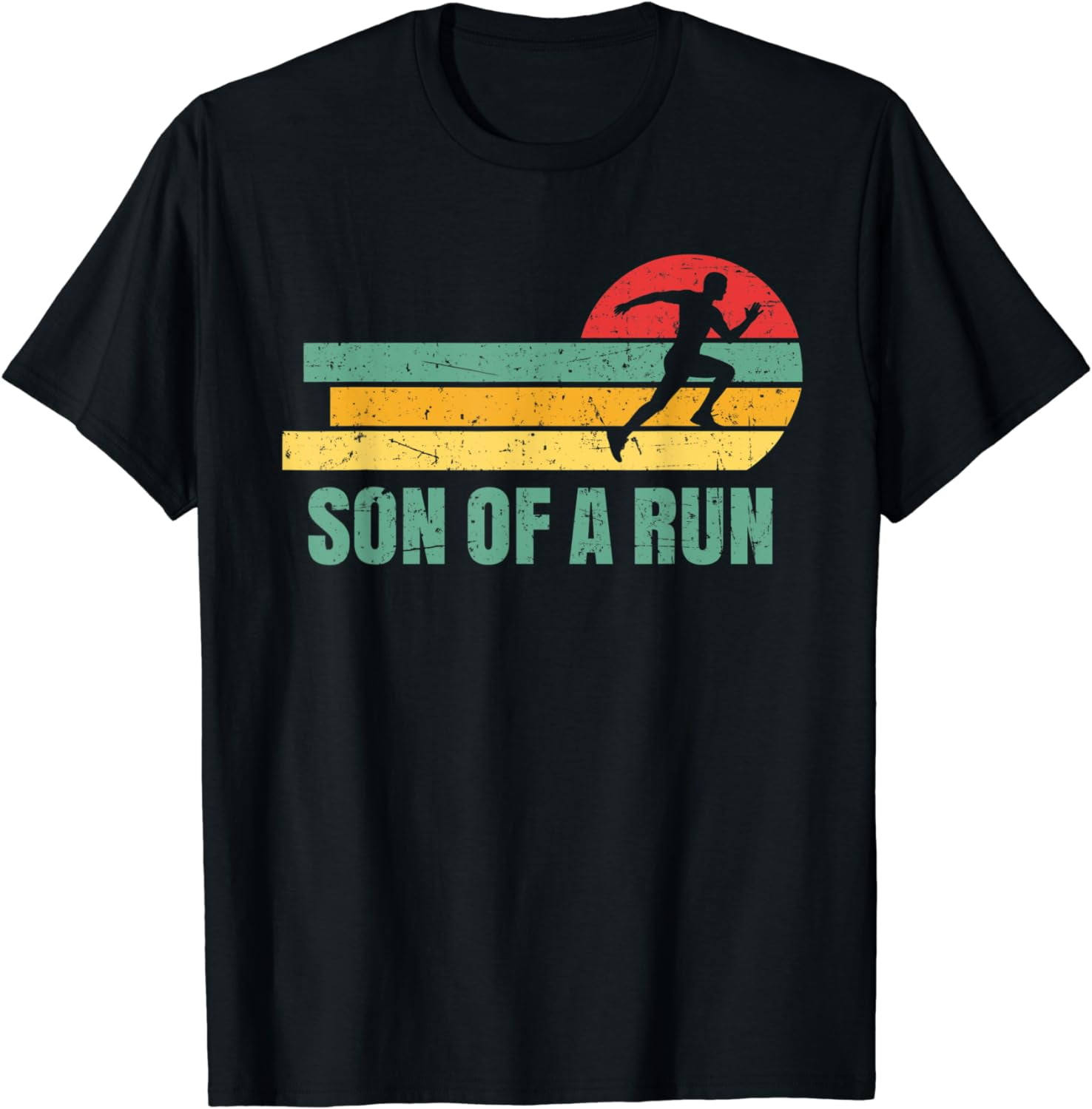 Funny Runner Marathon Son of a Run T-Shirt - Walmart.com