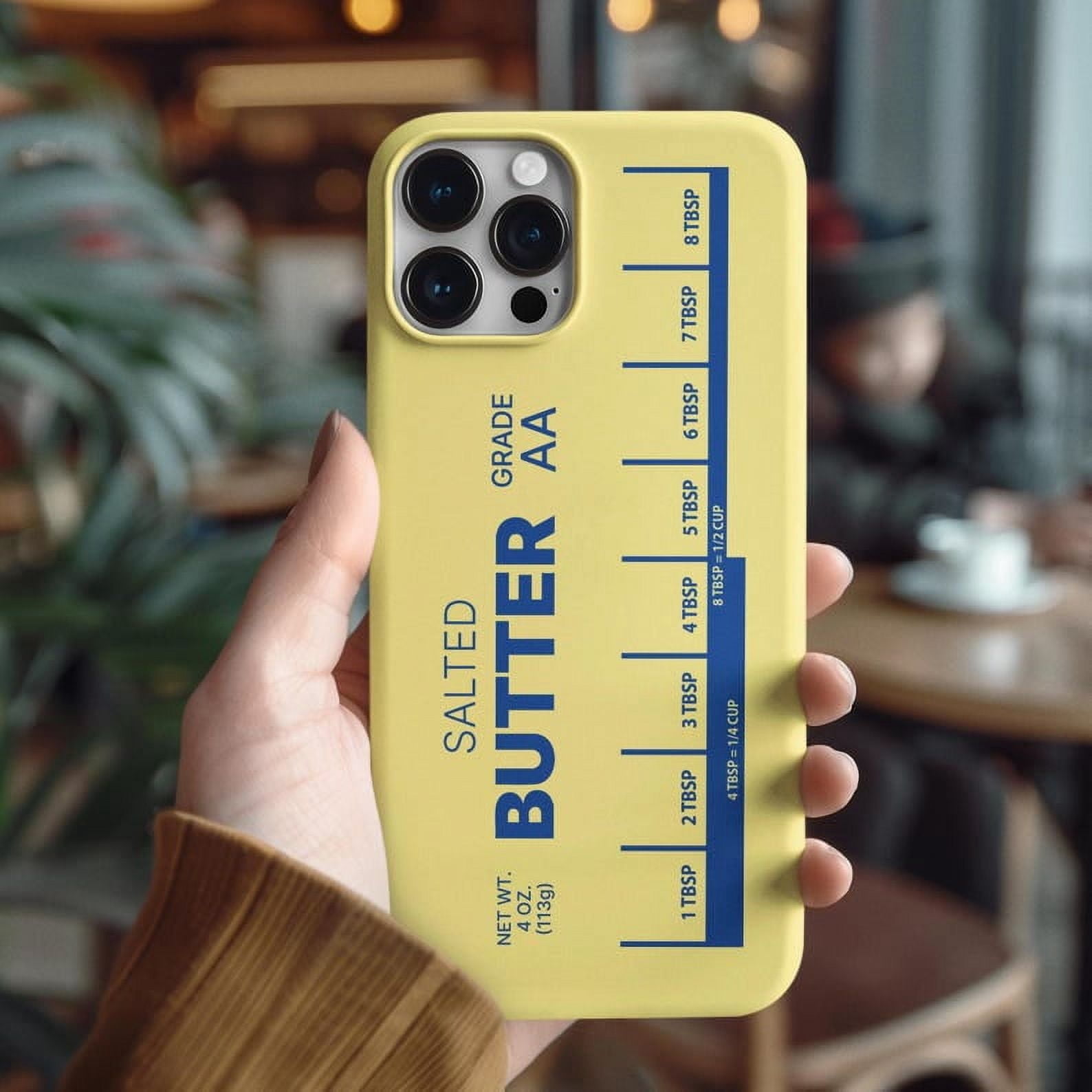 Funny Salted Butter Foodie Retro iPhone 11 12 13 14 15 16 17 Pro Max ...
