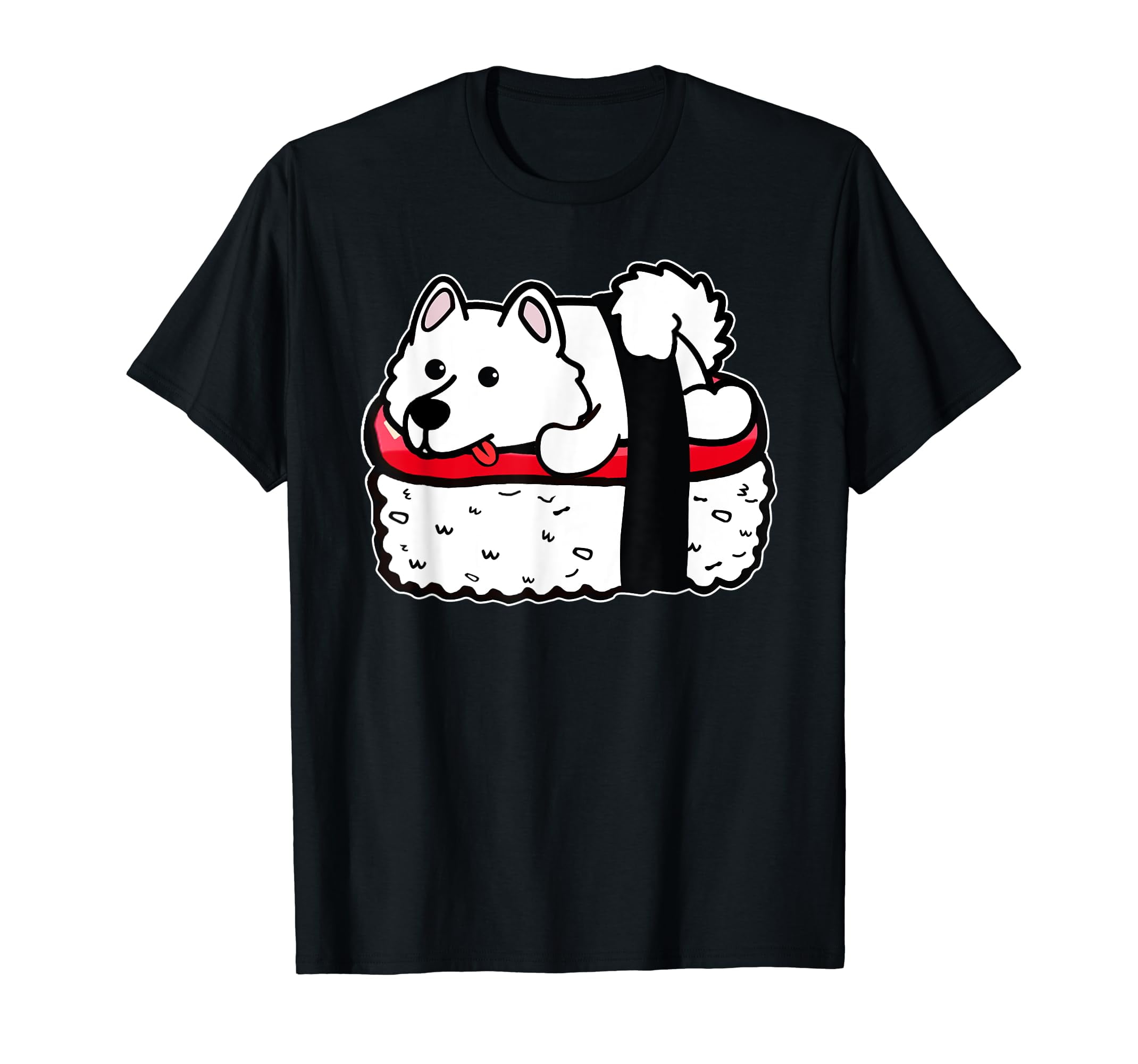 Funny Samoyed Sushi Nigiri T-shirt For Dog Lovers - Walmart.com