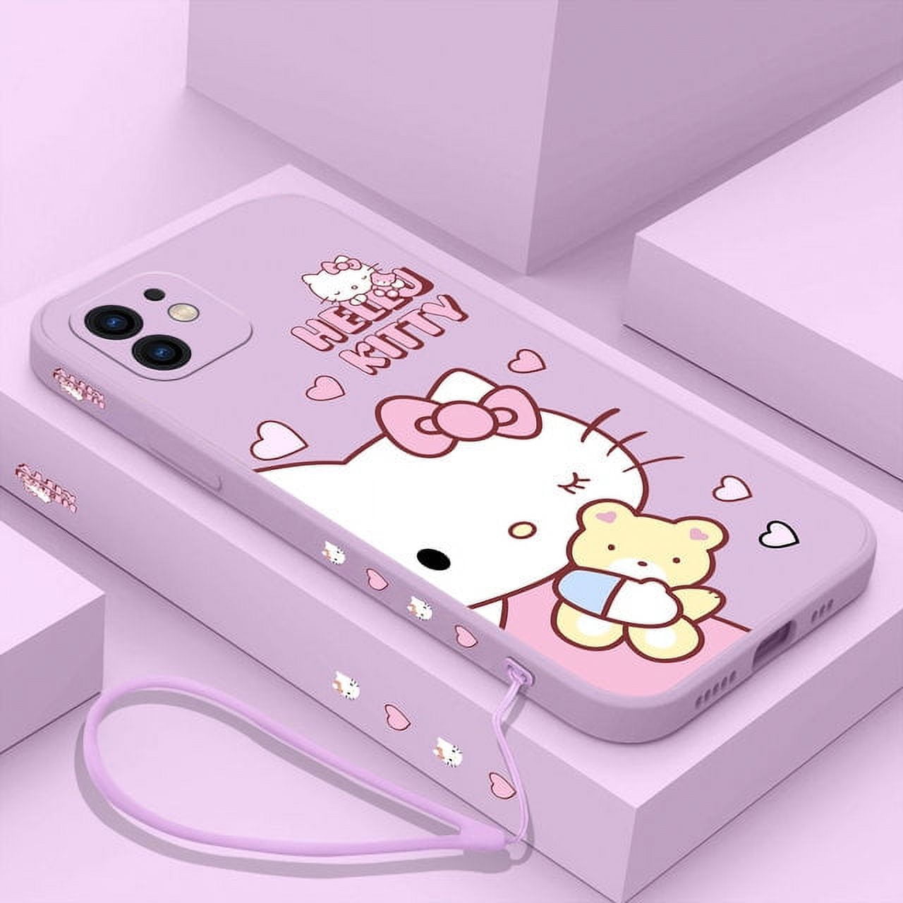 Funny Sanrio Hello Kitty Phone Case For Samsung Galaxy S24 S23 S22 S21 ...