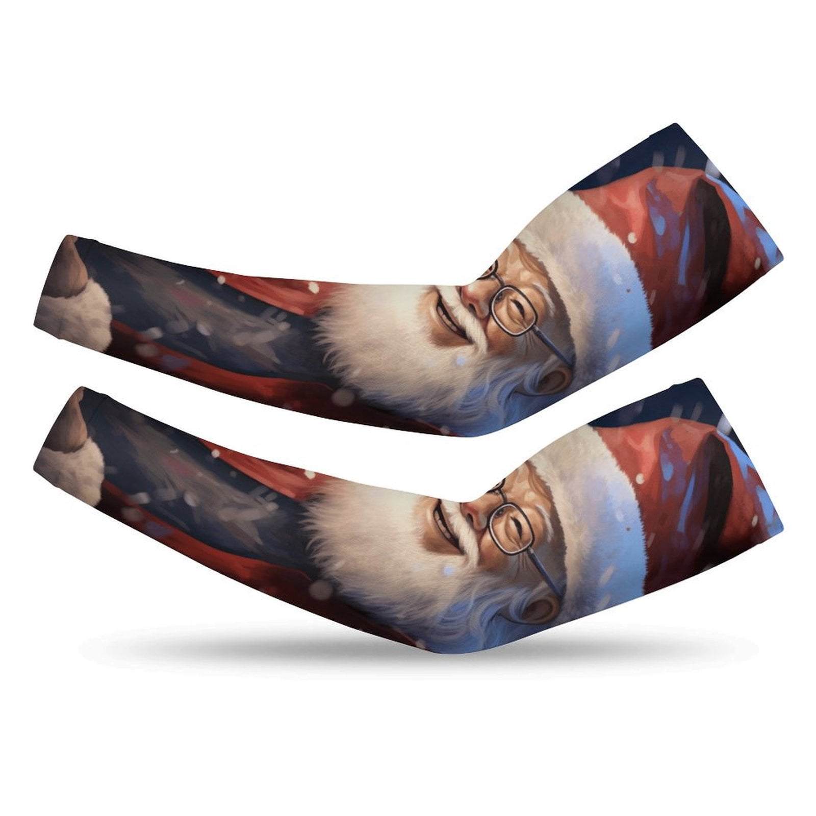 Funny Santa Claus Christmas Gardening Sleeves Farm Sun Protection Arm ...