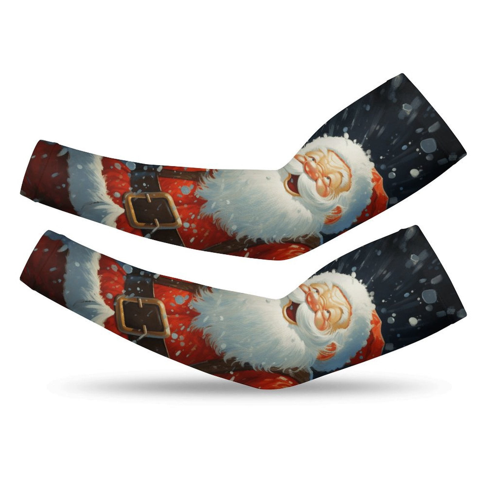 Funny Santa Claus Christmas Gardening Sleeves Farm Sun Protection Arm ...