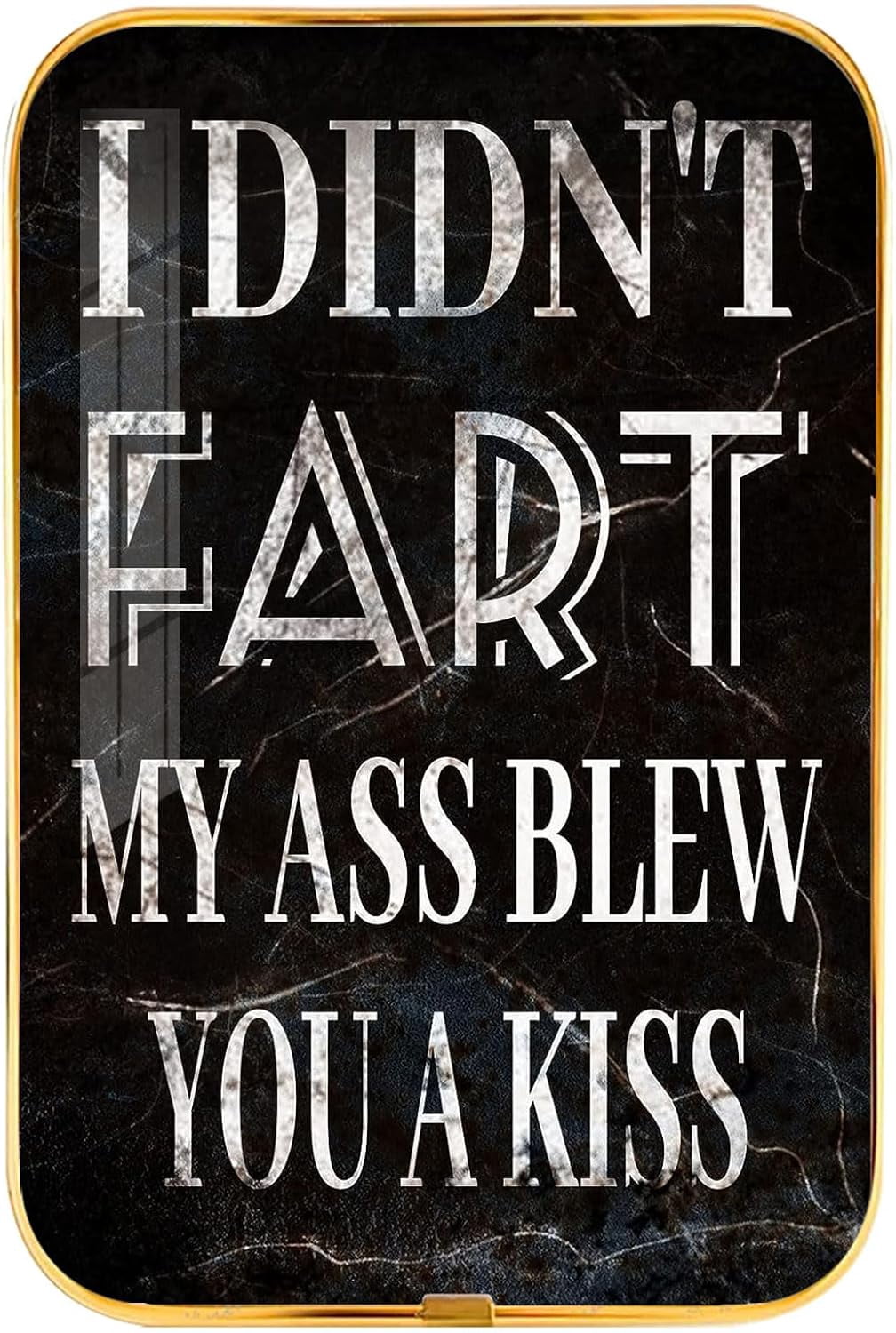 Funny Sarcastic Crystal Porcelain Painting Poster Art Decorative I Didn ...
