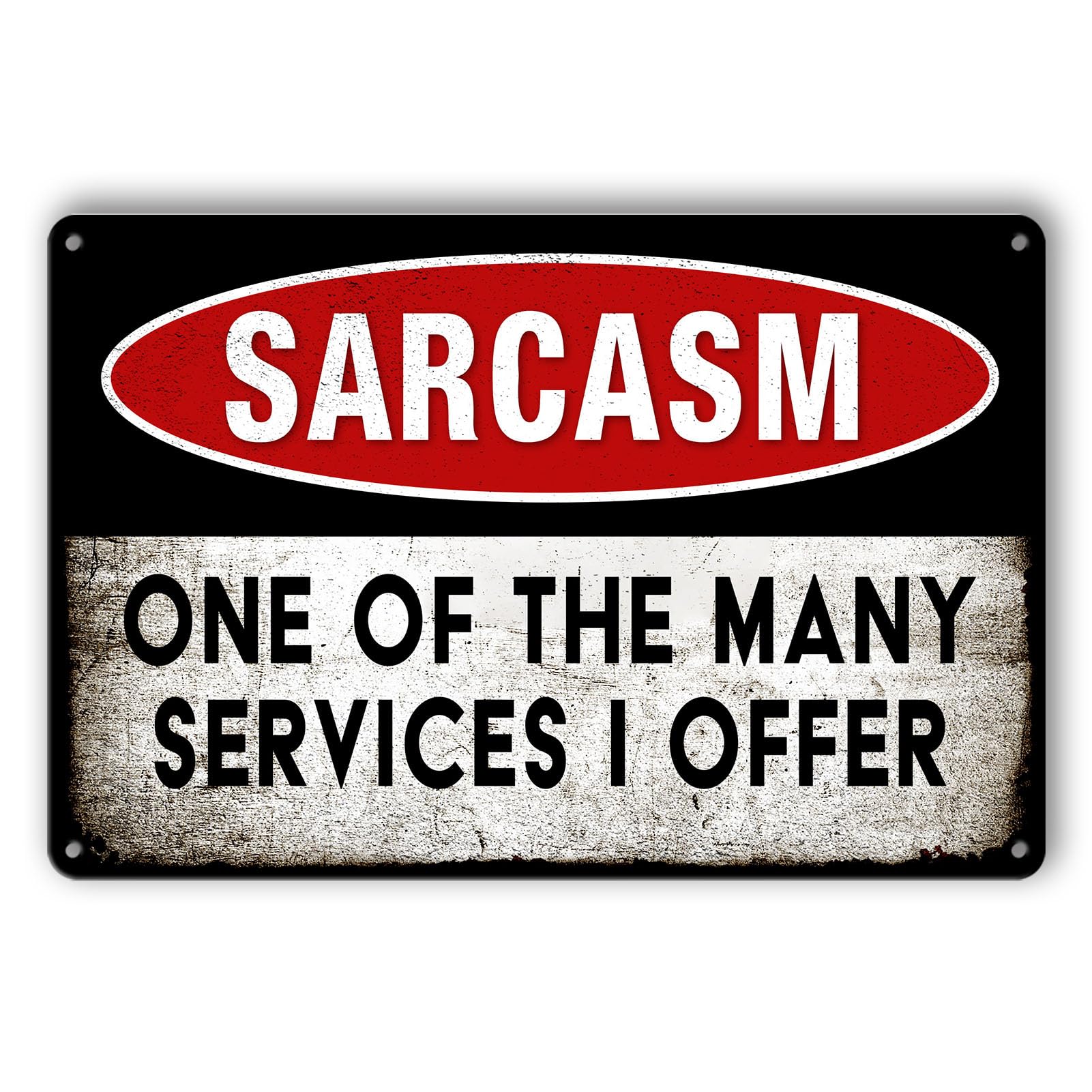 Funny Sarcastic Metal Aluminum Sign Man Cave Decor For Home Bar Sarcasm ...