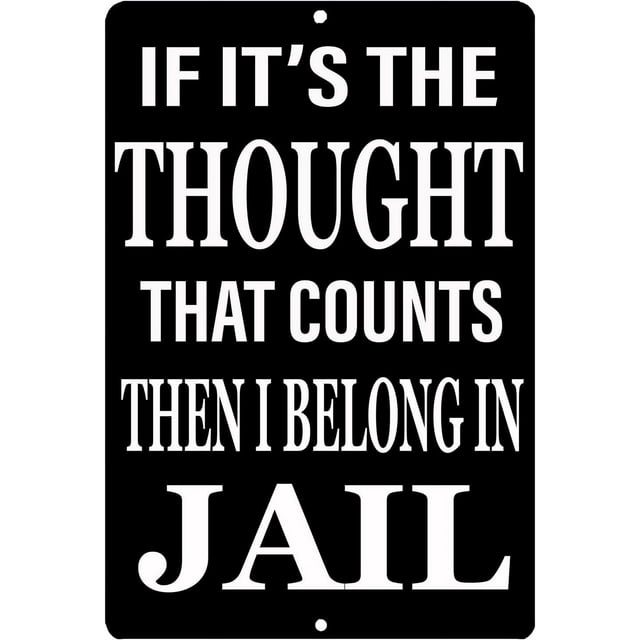 Funny Sarcastic Metal Tin Sign Wall Decor Man Cave Bar If It's The ...