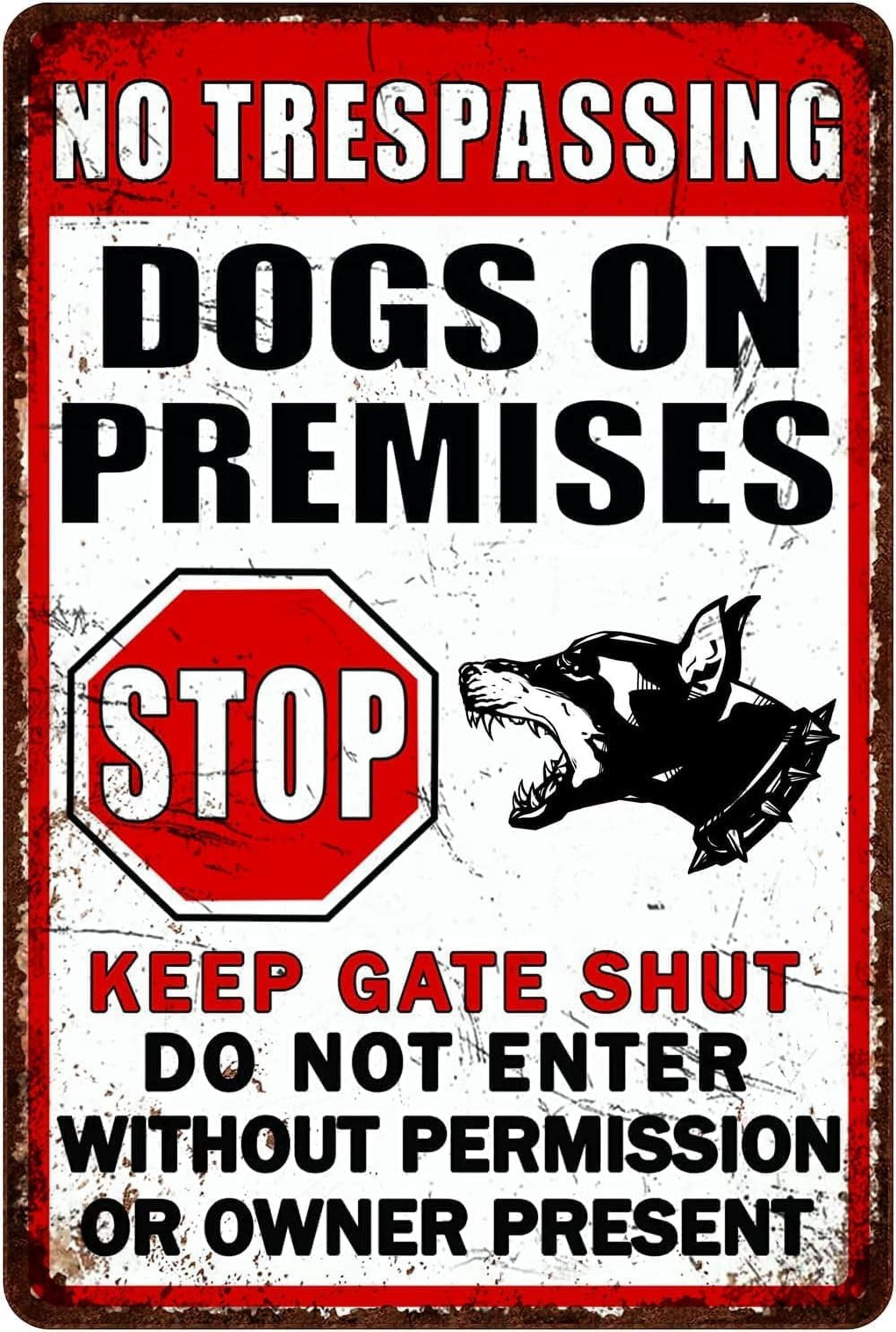 Funny Sarcastic Sign Warning Do Not Dumb Here No Dumb Area Metal Tin ...