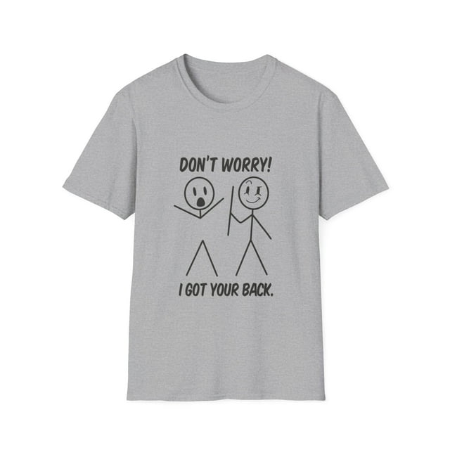 Funny Sarcastic Stick Figure Back Humor Graphic Novelty - Walmart.com