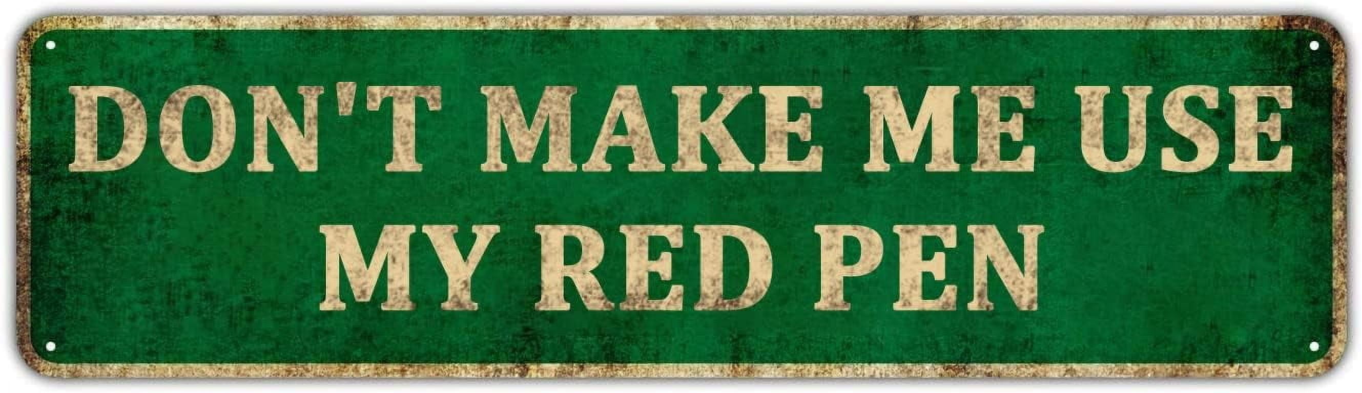 Funny Sarcastic Teacher Gift Metal Tin Sign Teaching Classroom Wall ...