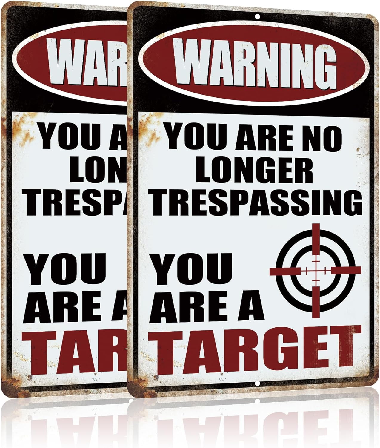 Funny Sasquatch Gift Metal Sign Warning Property Protected by Bigfoot ...