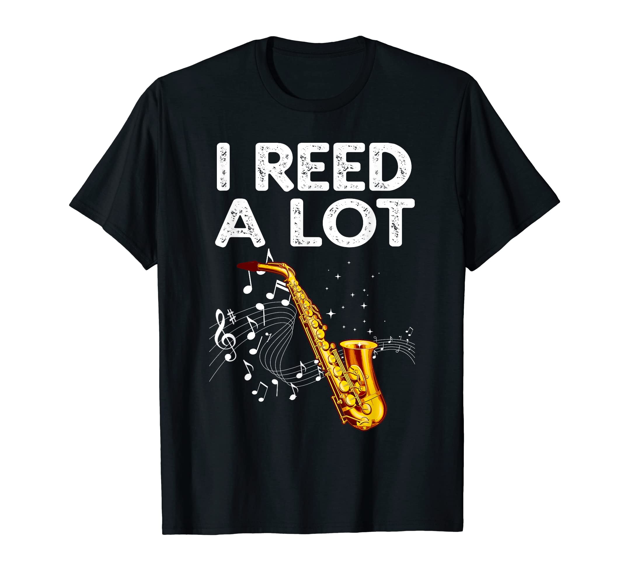 Funny Saxophone Design For Men Women Tenor Saxophone Player T-Shirt ...