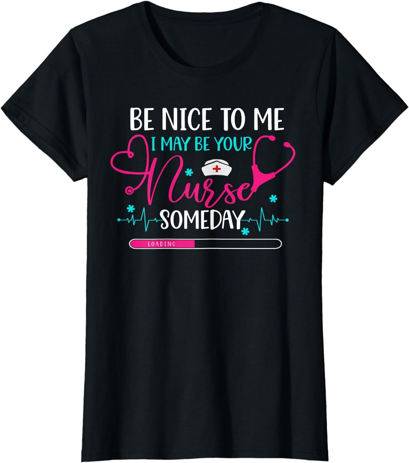 Funny Saying Future Nurse Nursing School Student RN BSN LPN T-Shirt ...