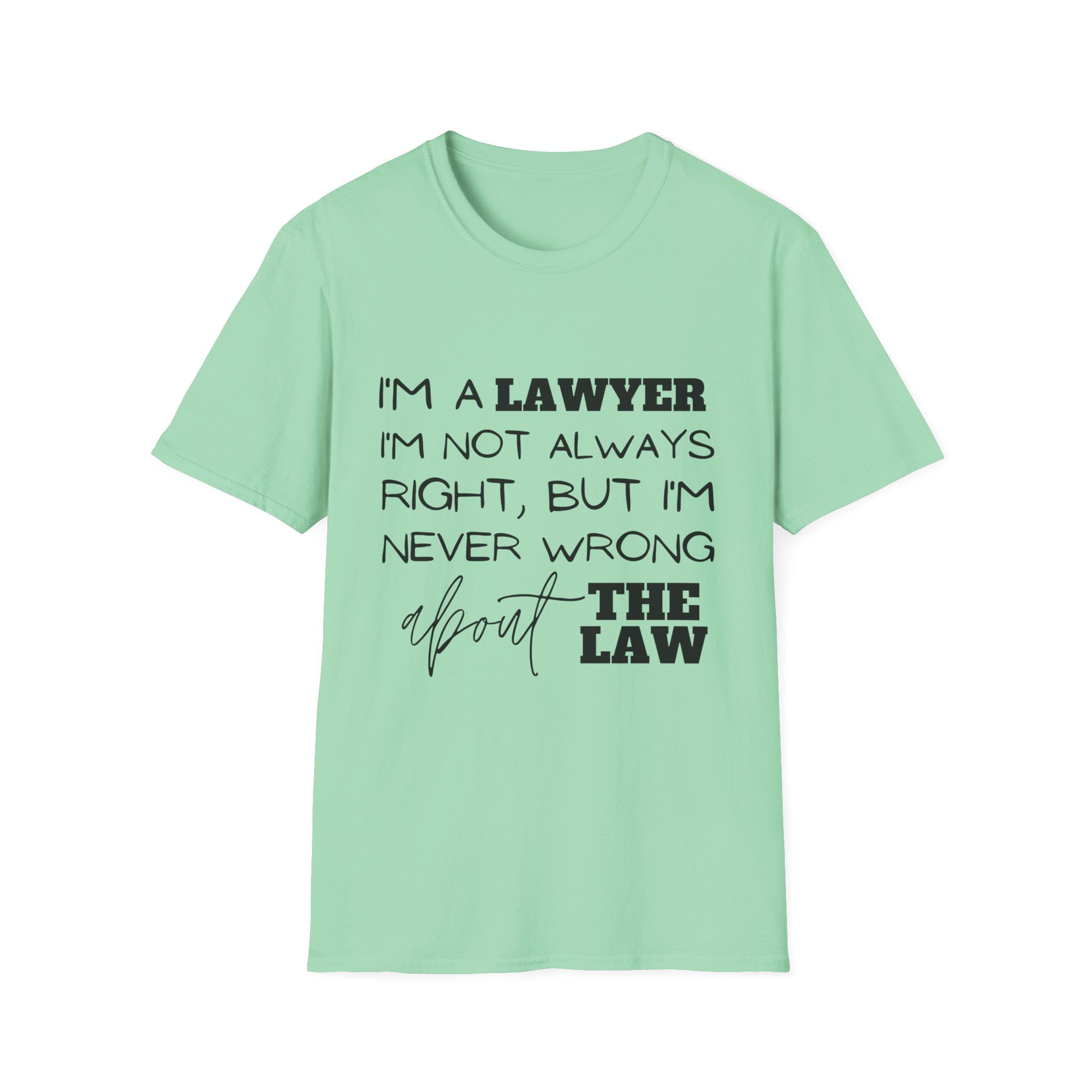 Funny Saying Lawyer Learning School Sarcastic Pun Gag Novelty Women Men ...