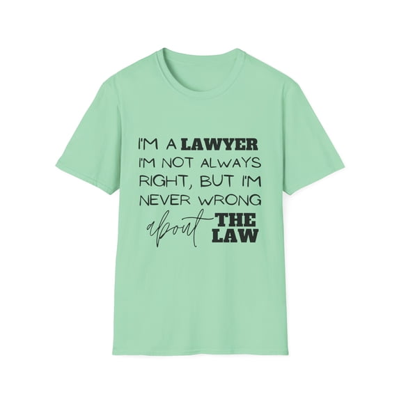 Funny Saying Lawyer Learning School Sarcastic Pun Gag Novelty Women Men ...