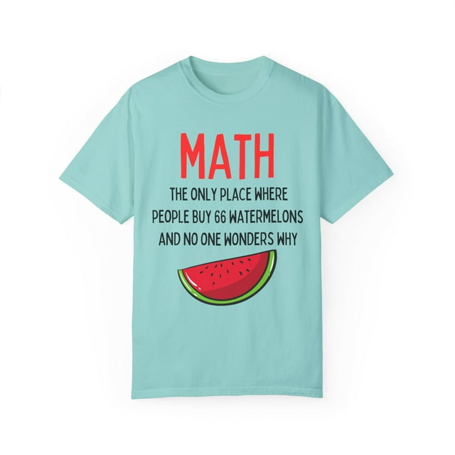 Funny Saying Mathematics The Only Place Teacher School Novelty Women ...