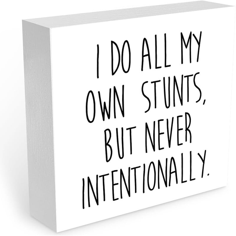 Funny Saying Signs Wood Signs Humorous Wooden Signs I Do All My Own ...