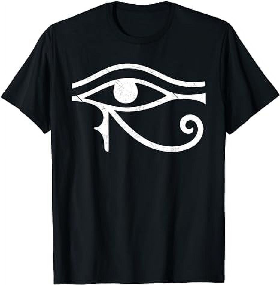 Funny Scary Eye Of Horus All Seeing Triangle Esoteric T-Shirt - Walmart.com