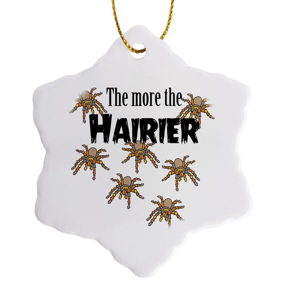 3drose, Funny Scary Tarantula Spiders the More the Hairier Pun Cartoon ...