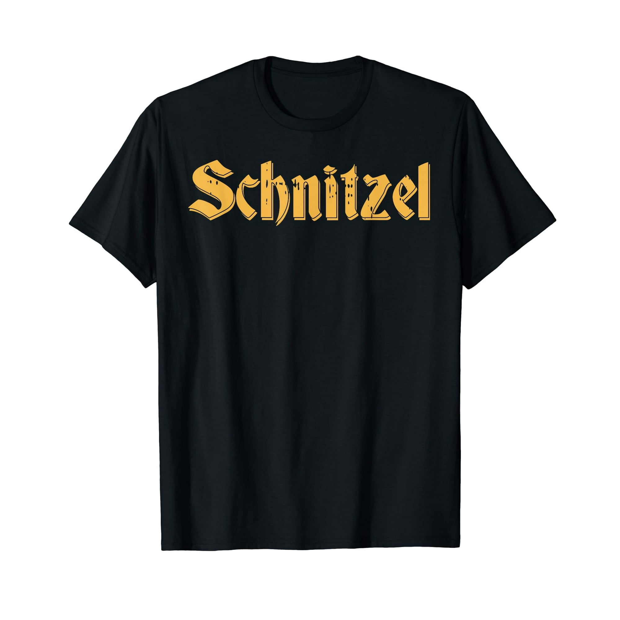 Funny Schnitzel German Food Vintage Text Unisex Graphic Cotton Short ...
