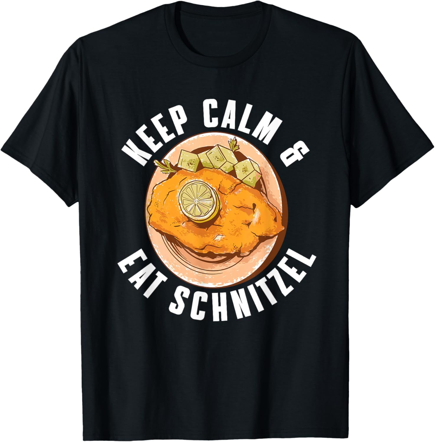 Funny Schnitzel Lover Saying Oktoberfest Food T-Shirt men and women can ...
