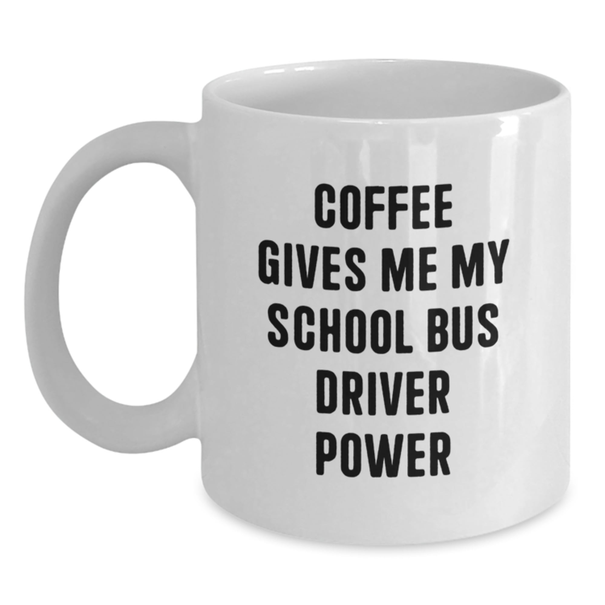 Funny School Bus Driver Gifts from Family to School Bus Driver, White ...