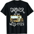 Funny School Bus Driver Leopard Cheetah Back To School T-Shirt ...