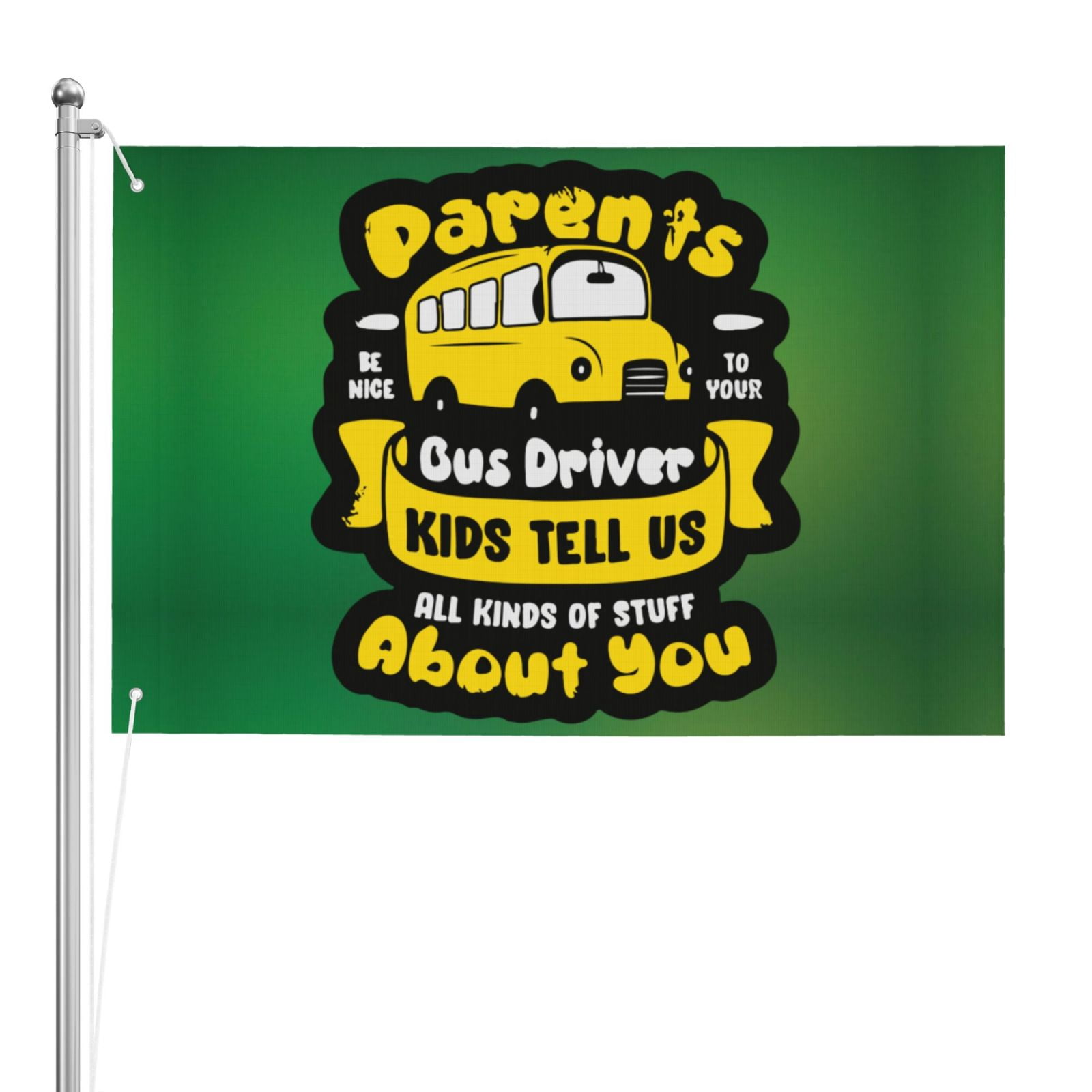 Funny School Bus Driver Operator Flag Double Sided Flag 2x3ft For Home ...