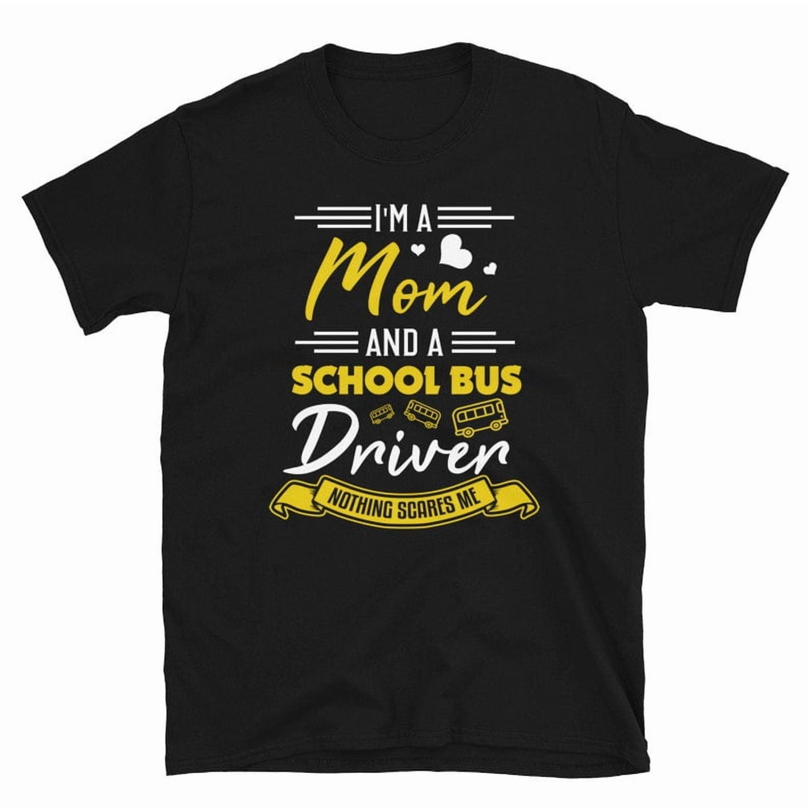Funny School Bus Driver Shirt Student Transportation Gift Graphic Tee ...