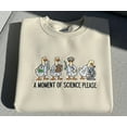 Funny Science Duck Embroidered Sweatshirt – “A Moment of Science Please ...