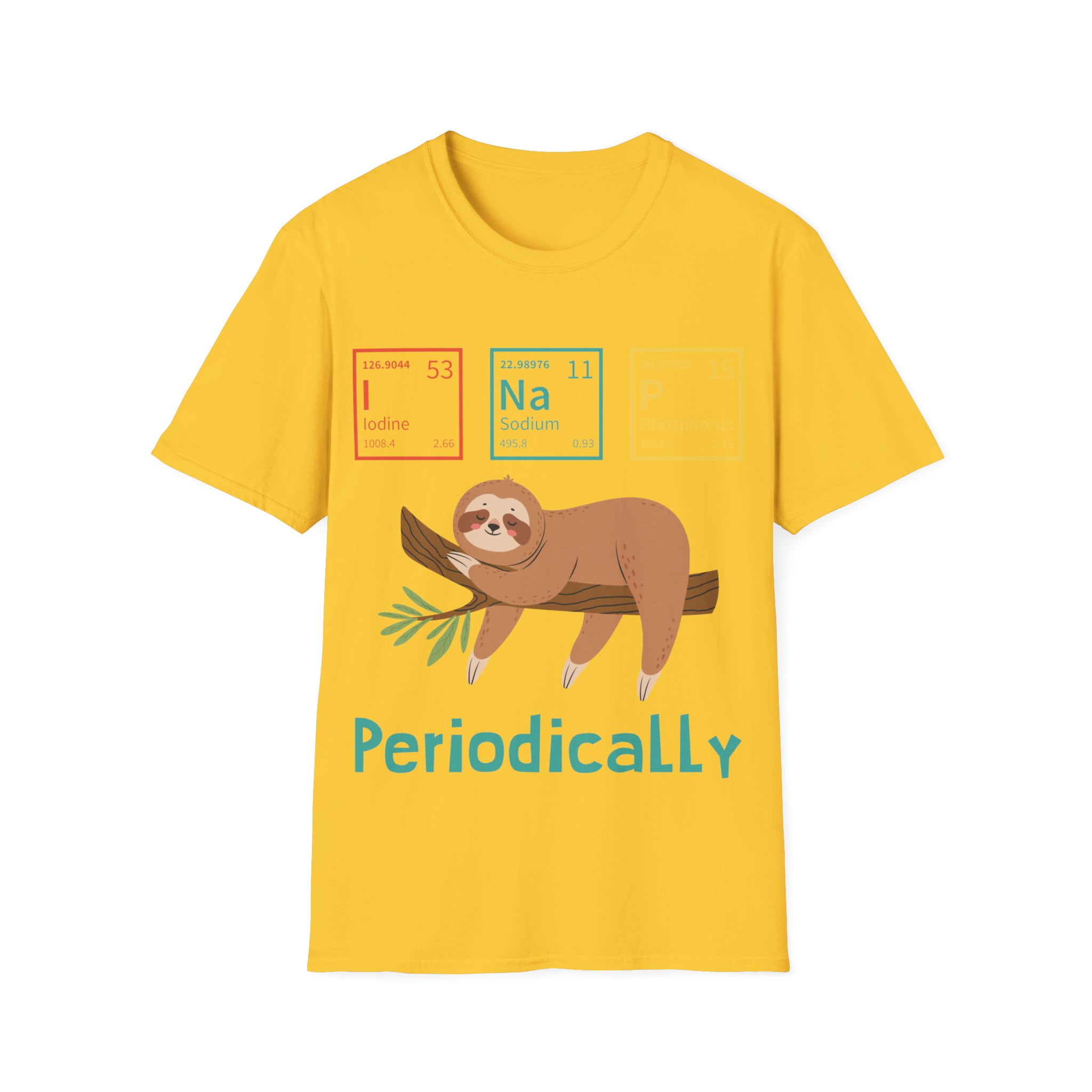 Funny Science Sloth Shirt-I Nap Periodically Sloths Lovers - Walmart.com