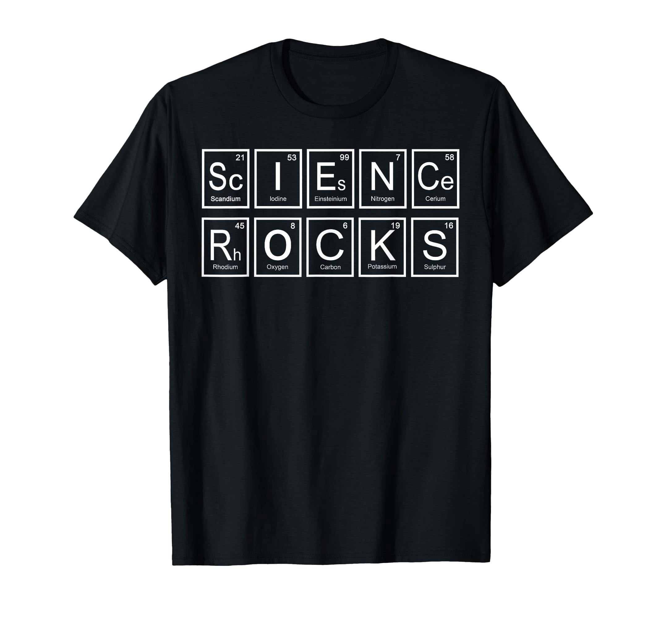 Funny Science T-Shirt with Periodic Table Design for Chemistry Teacher ...