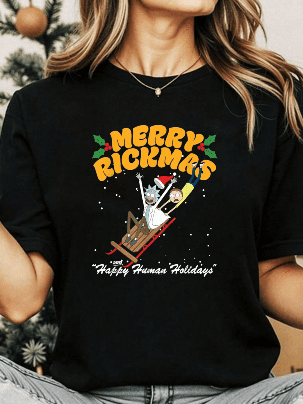 Funny Scientist Christmas Sleigh Ride Animated Parody up to Size 5XL ...