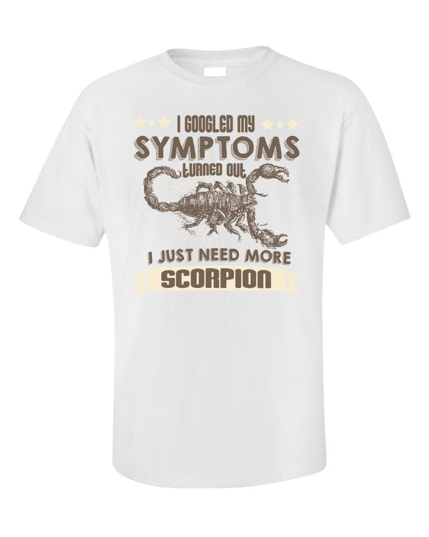 Funny Scorpion - Symptoms - Arachnid Venom - T-Shirt - Walmart.com