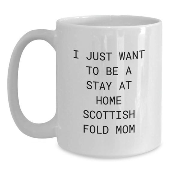 Funny Scottish Fold Cat Mom Coffee Mug, Gifts from Friends, Perfect for ...