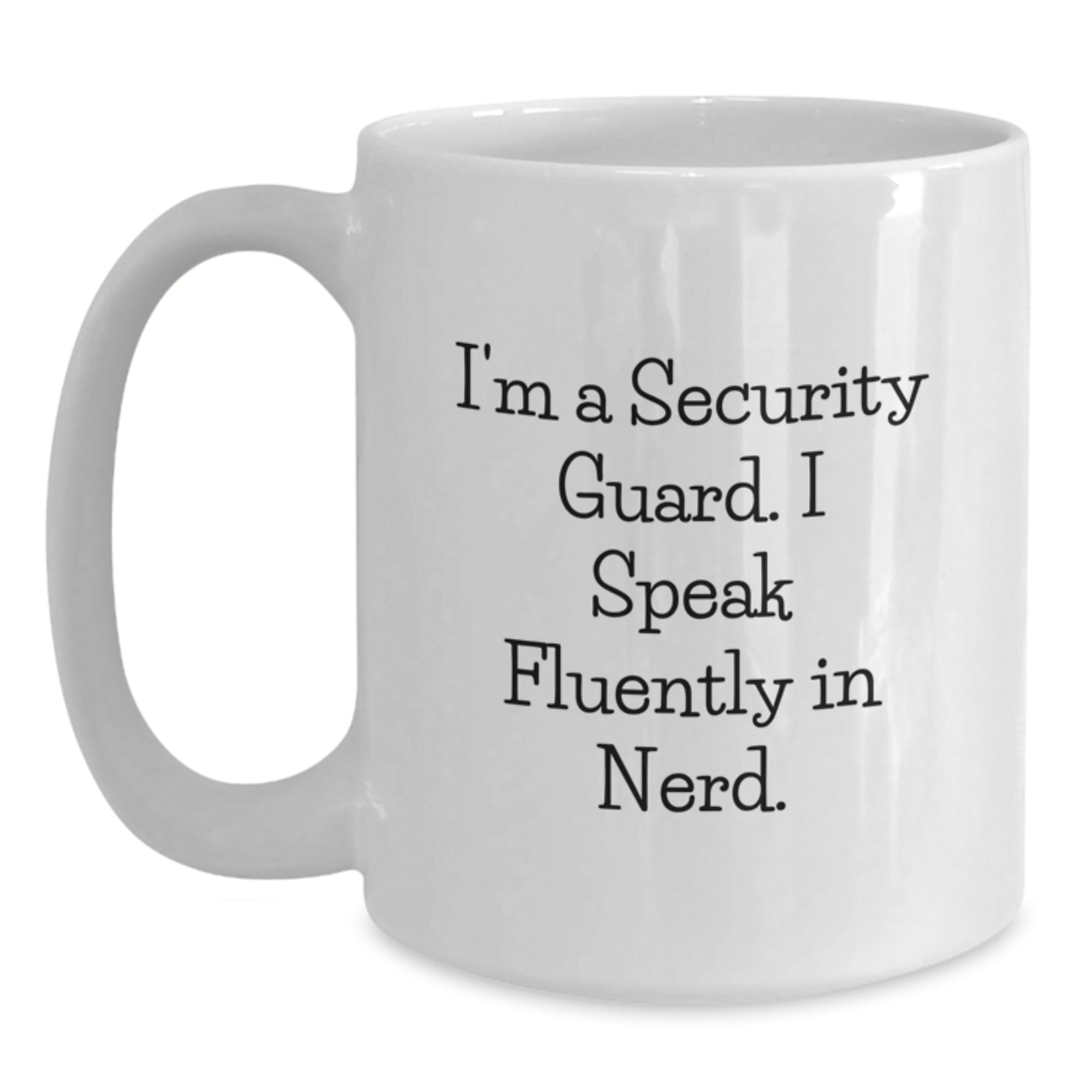 Funny Security Guard Gifts, White Coffee Mug for Men, Christmas Unique ...