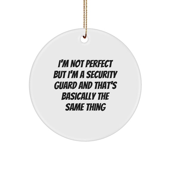 Funny Security Guard Gifts from Friends and Family - I'm Not Perfect ...