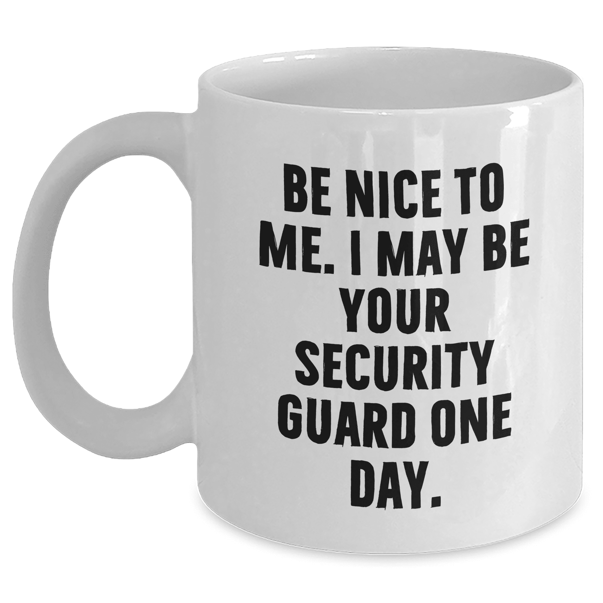 Funny Security Guard Gifts from Friends for Mother's Day - White Coffee ...