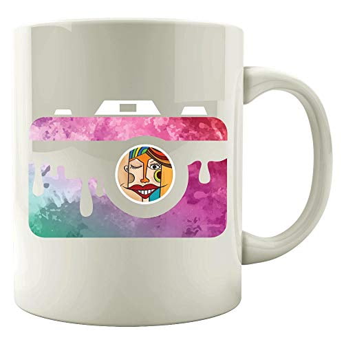 Funny Selfie 11 oz Coffee Mug - Camera Photograph White Ceramic Gift ...
