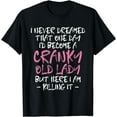 Funny Senior Citizen Tshirts Cranky Old Lady - Walmart.com