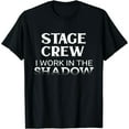 Funny Shadows Scene Employees Stagehand Theatrical Men Women T-Shirt ...