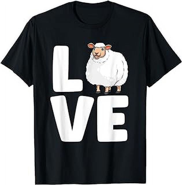 Funny Sheep Art For Men Women Lamb Animal Herd Sheep Lover T-Shirt ...