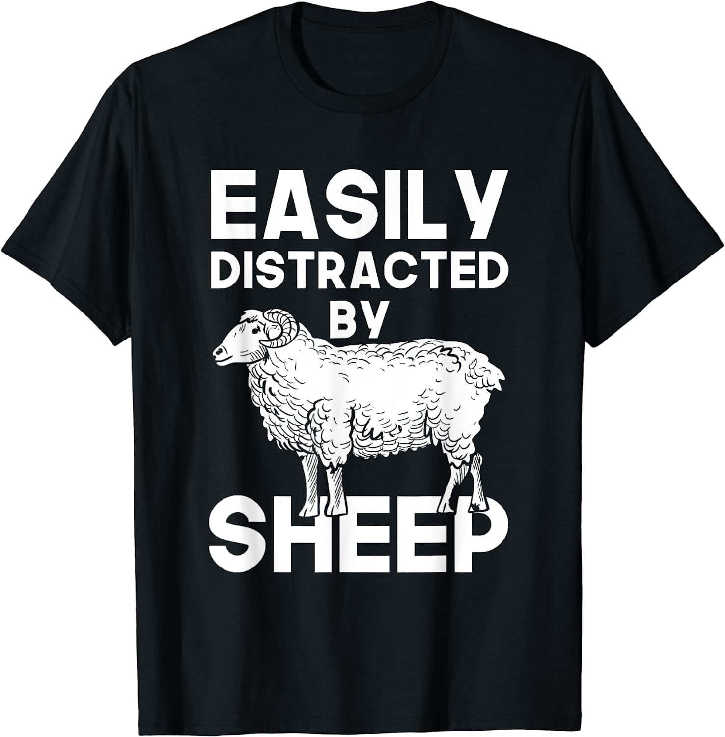 Funny Sheep Design for Farmers and Sheep Lovers T-Shirt - Walmart.com