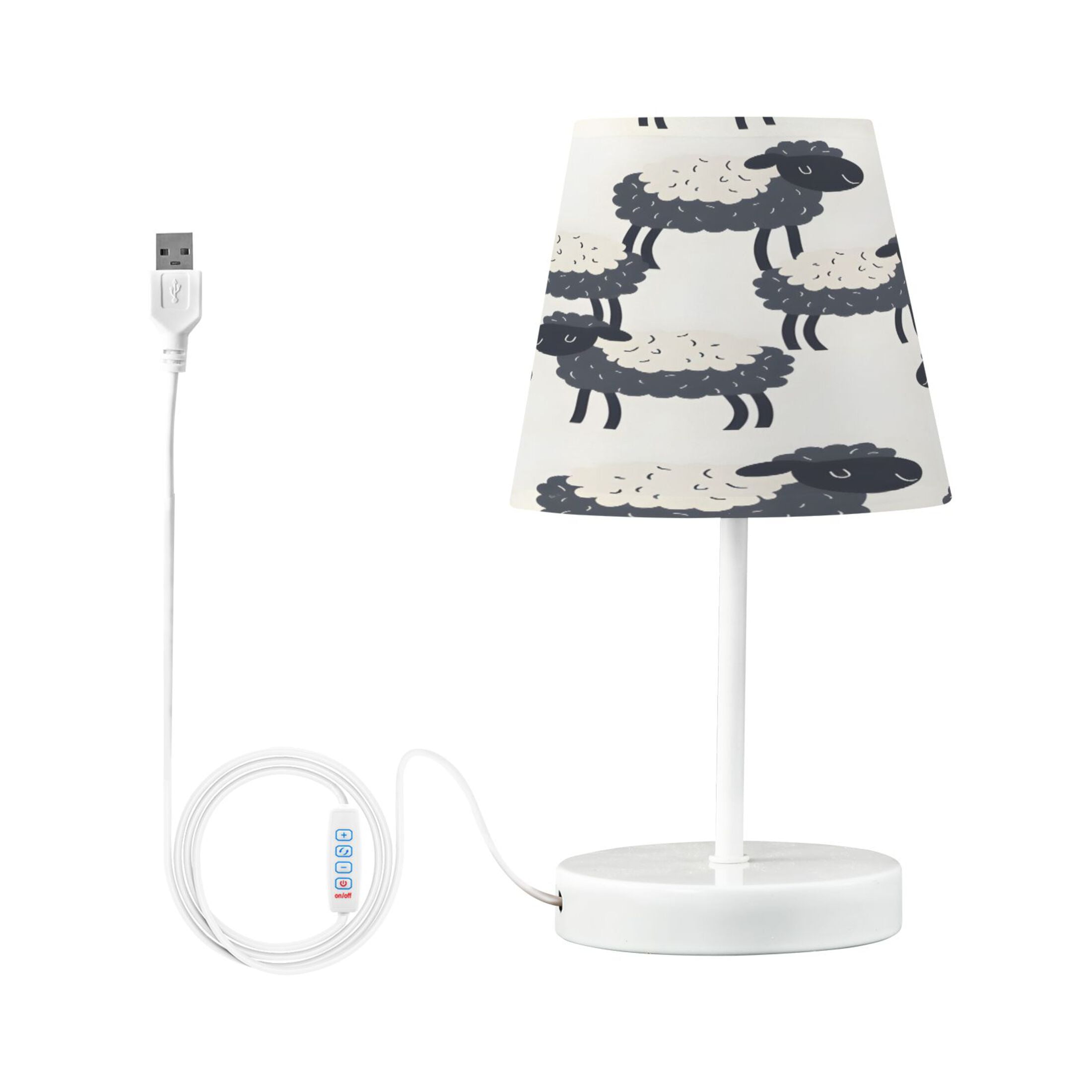 Funny Sheep Desk Lamp LED Table Nightstand Lamps with 3 Color ...