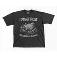 Funny Shirt, I Must Rest Raccoon T-Shirt, Y2K Retro Graphic Tee, Trendy ...