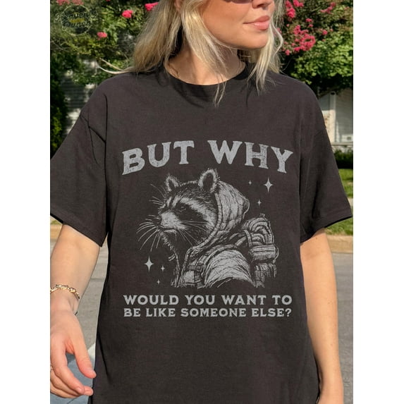 Funny Shirt, Raccoon T-Shirt, 90s Y2K Retro Graphic Tee, Inspirational ...