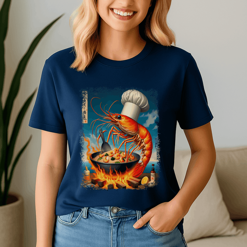 Funny Shrimp Fried This Rice Meme Painting Distressed Style,Silly ...